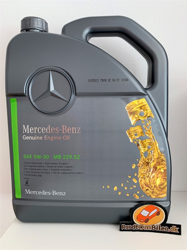 Original Mercedes motorolie - 5W-30 MB229.52 (5 liter)