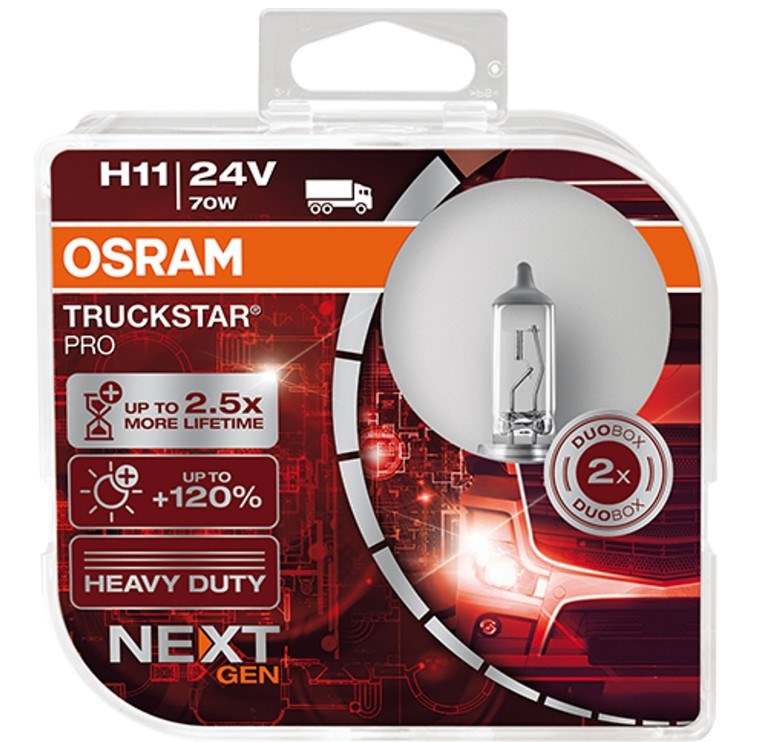 H11 Osram Truckstar Pro 24v Next generation