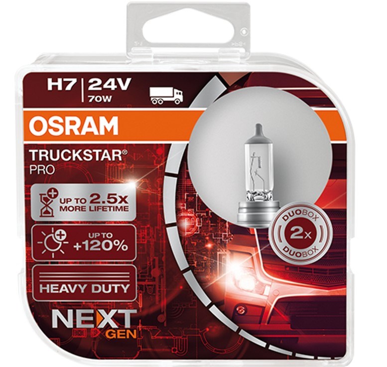 H7 Osram Truckstar Pro 24v Next generation